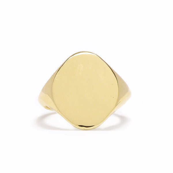 classic big signet ring – diana mitchell
